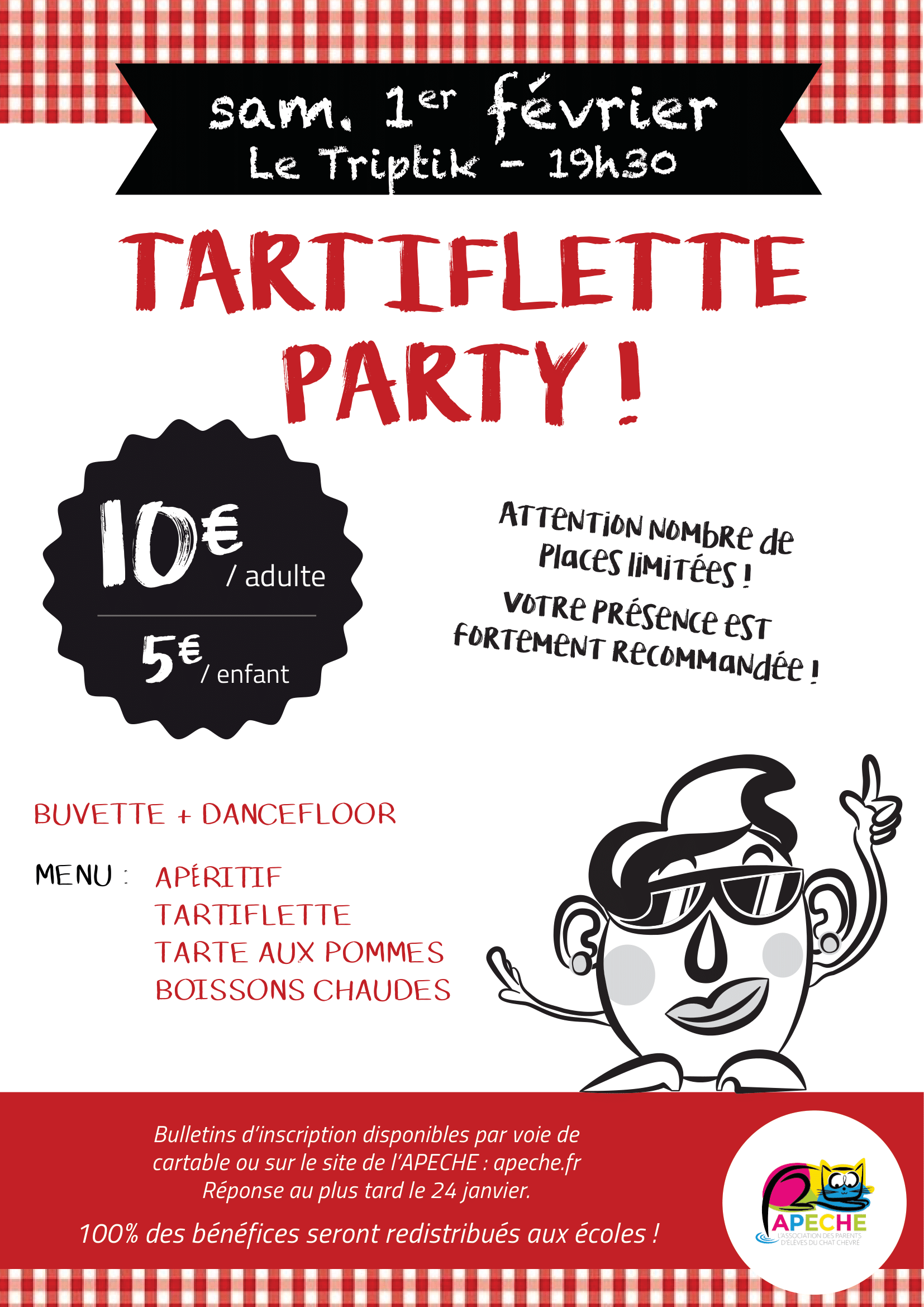 Soirée Tartiflette – L’APECHE